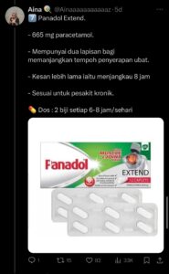 Panadol Extend Untuk Apa? Cara Guna, Dos, dan Kesan Sampingan - eCanvas