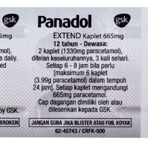Panadol Extend Untuk Apa? Cara Guna, Dos, dan Kesan Sampingan - eCanvas
